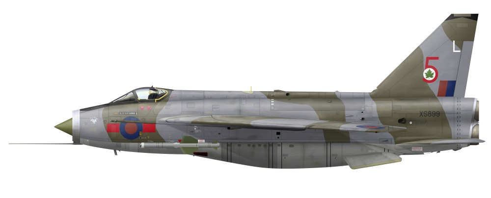 English Electric Lightning F6 of the Royal Air Force Poster Print ...