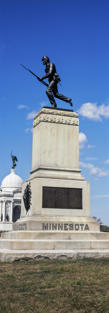 Main monument to the First 1st Minnesota Infantry, Gettysburg National ...