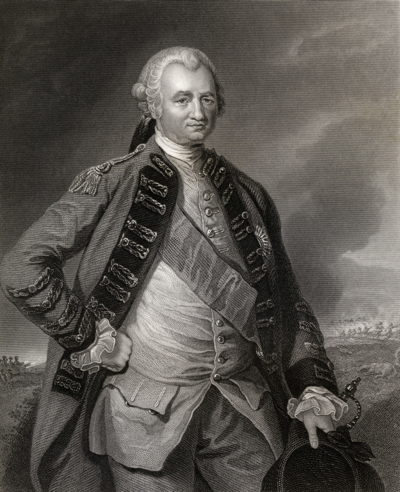 Lord Clive Engraving From A Painting By Nathaniel Dance. Robert Clive ...