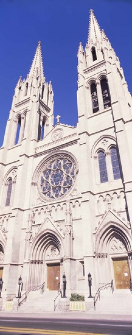 Facade of Cathedral Basilica of the Immaculate Conception, Denver ...