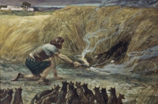 Samson and the Foxes James J. Tissot Jewish Museum New York Poster ...