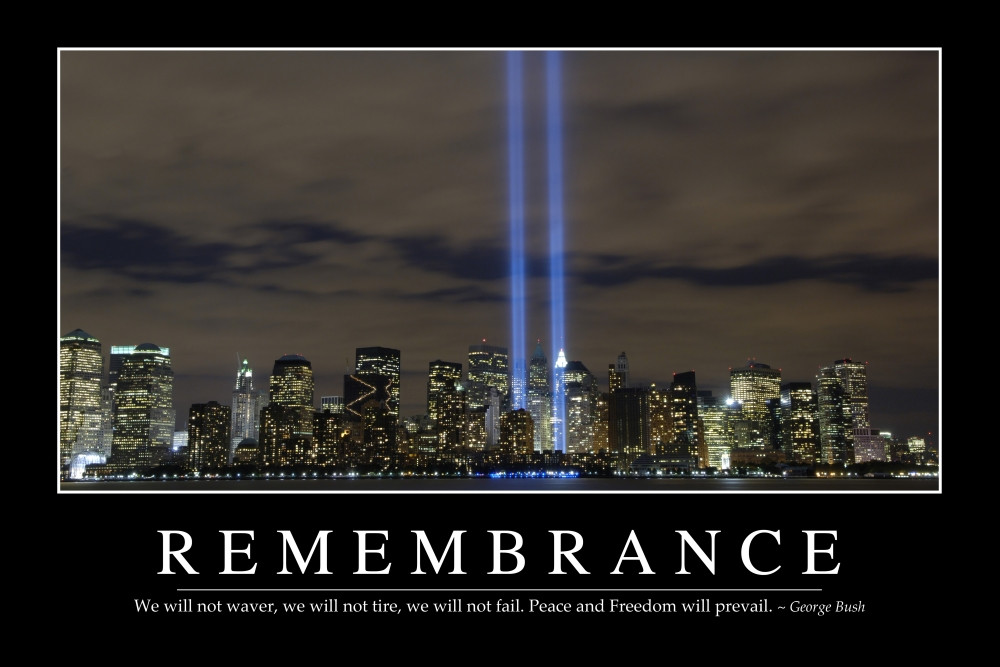 Remembrance - Inspirational Quote and Motivational Poster. It reads: We ...