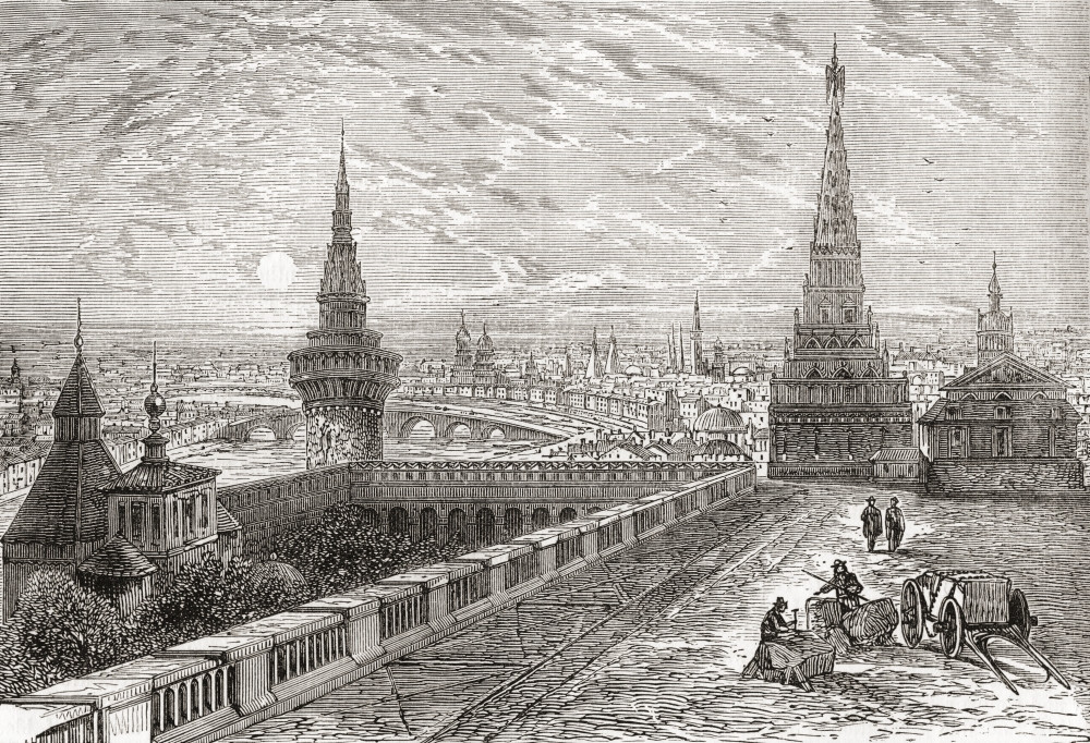 Moscow, Russia in the 19th century. From The National Encyclopaedia ...