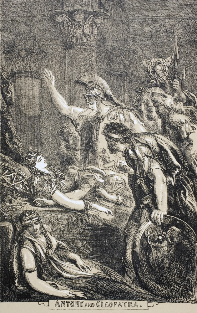 Illustration For Antony And Cleopatra By William Shakespeare. From The ...