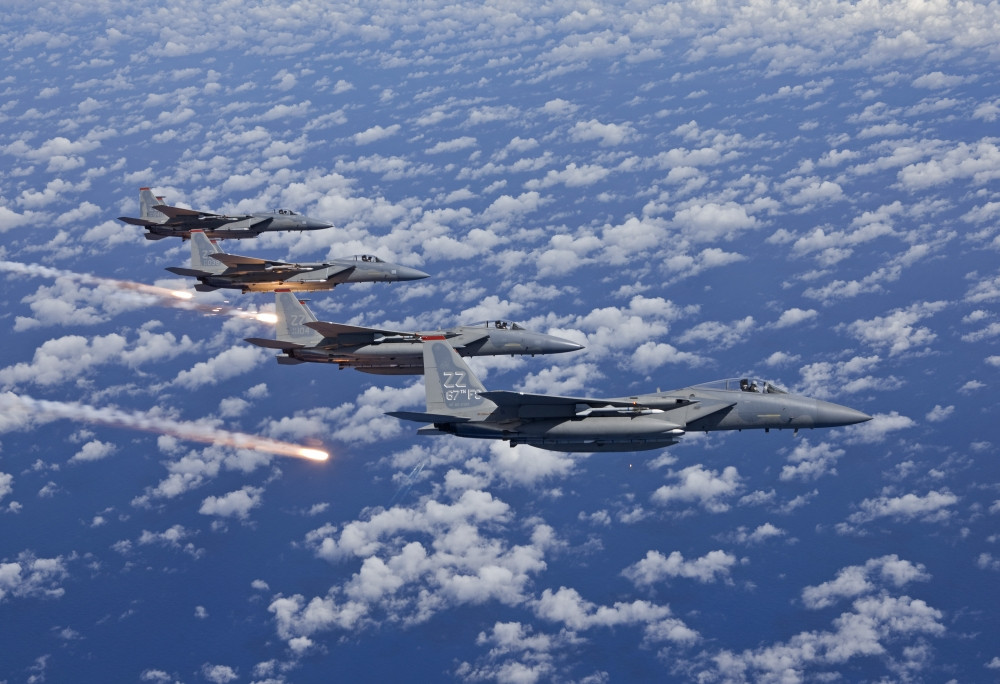 F 15 Strike Eagle Formation