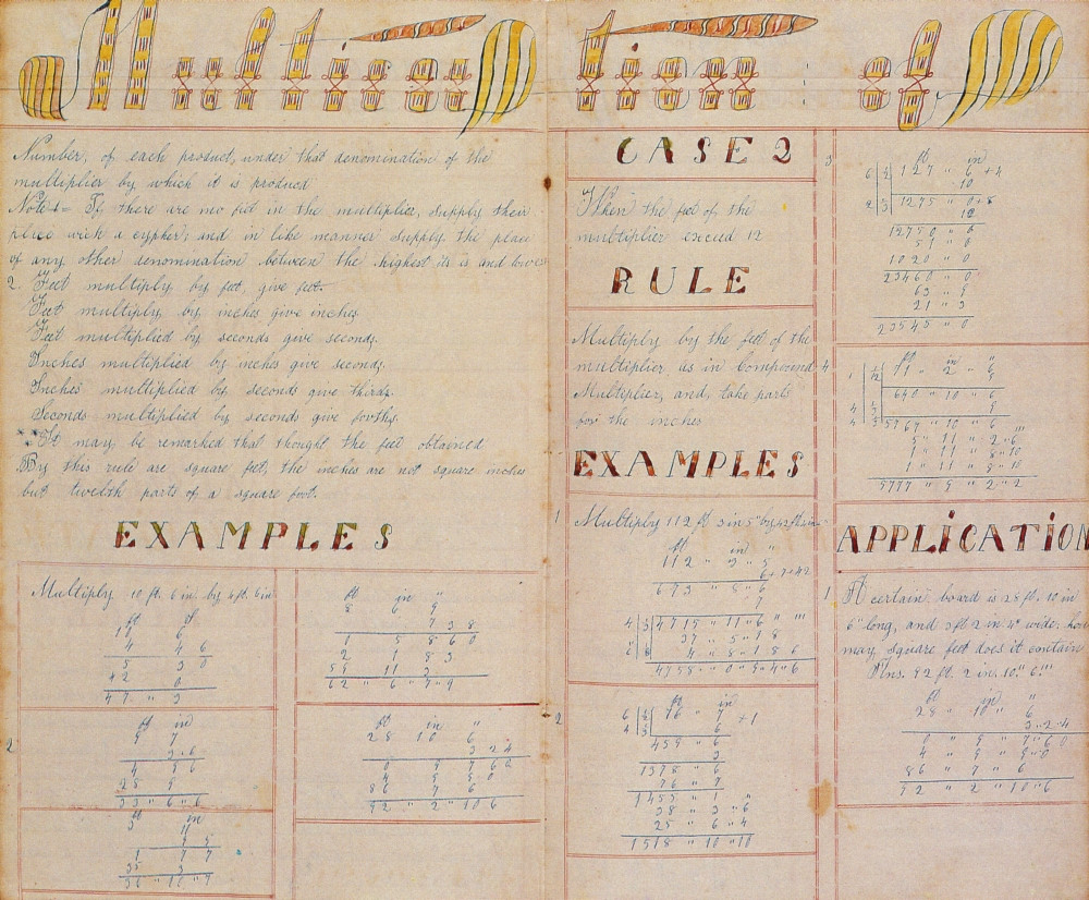 19th Century Amish Math Book Poster Print by Science Source - Item ...