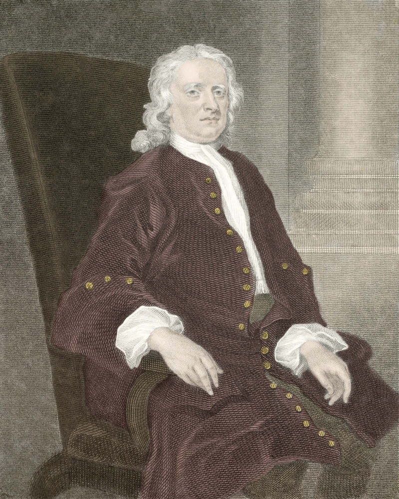 Isaac Newton, English Polymath Poster Print by Science Source - Item ...