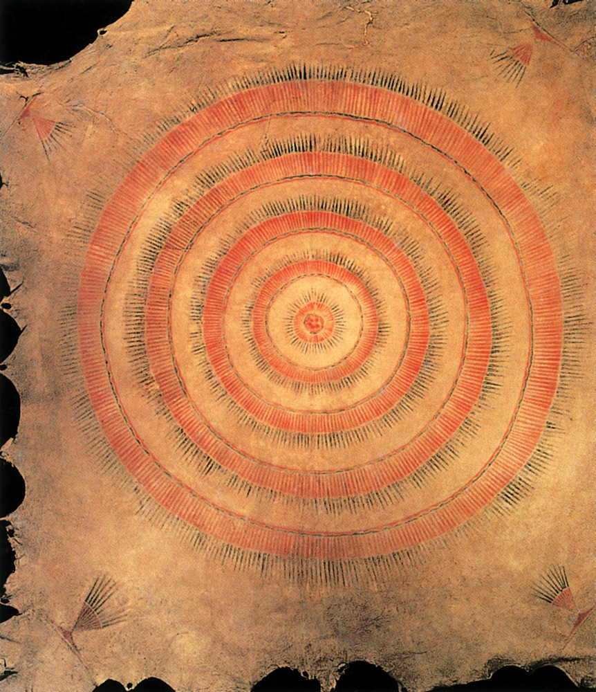 Sioux Painted Buffalo Hide Poster Print by Science Source - Item ...