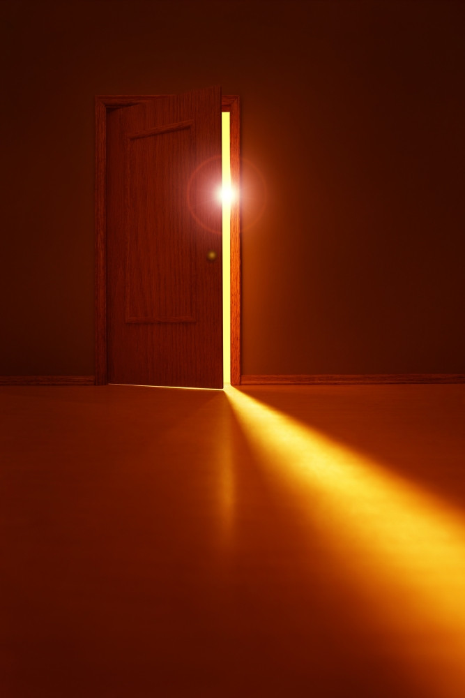 Light Streaming Through A Door Poster Print by Don Hammond / Design ...