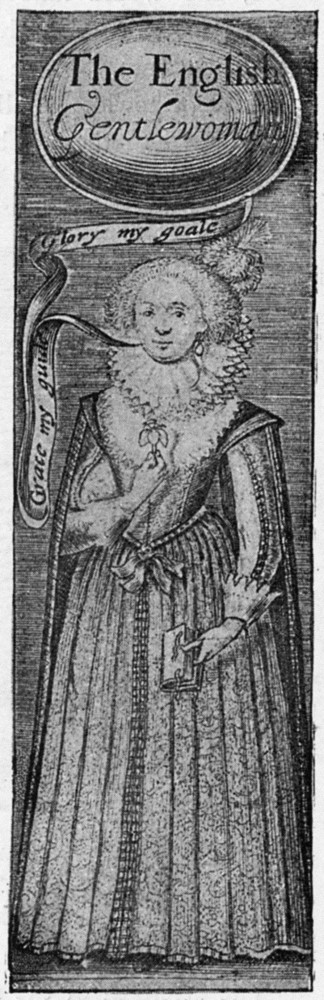 The English Gentlewoman. /Nwoodcut Page From Richard Brathwait'S 'The ...