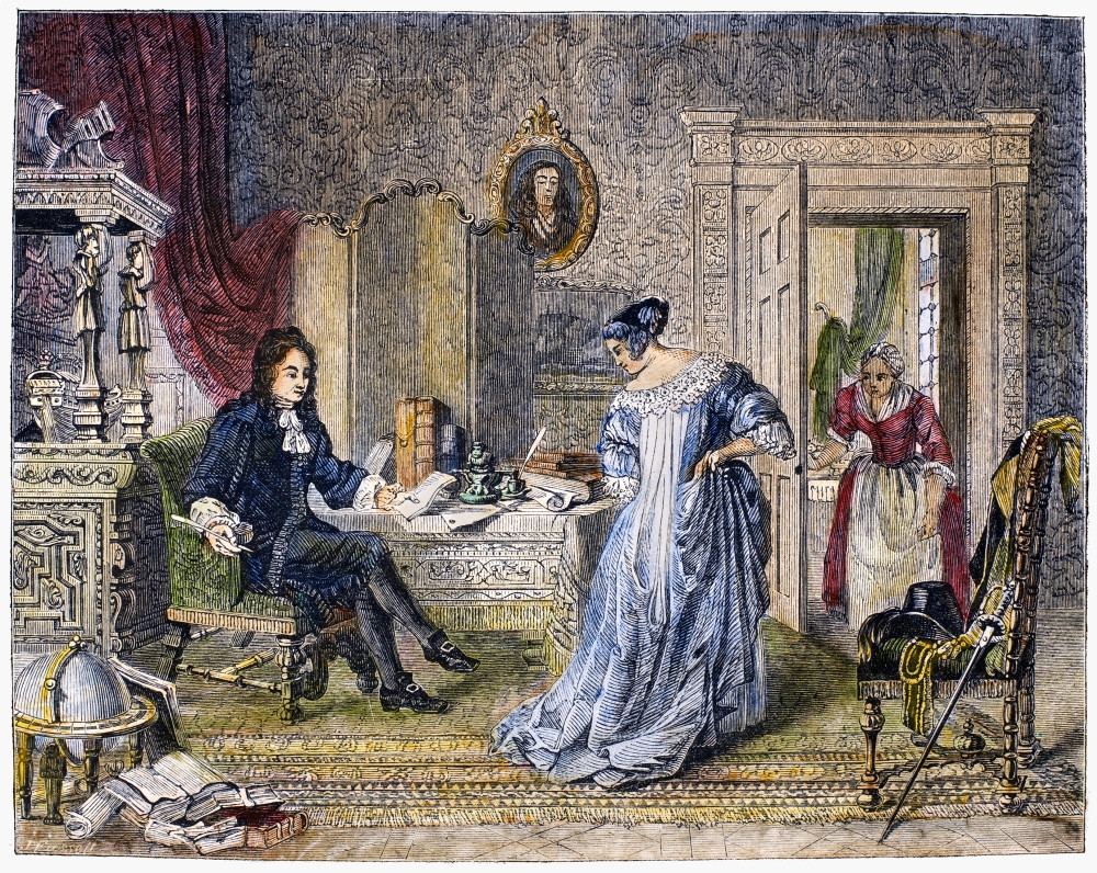 Samuel Pepys (1633-1703). /Nenglish Diarist. Pepys With His Wife ...