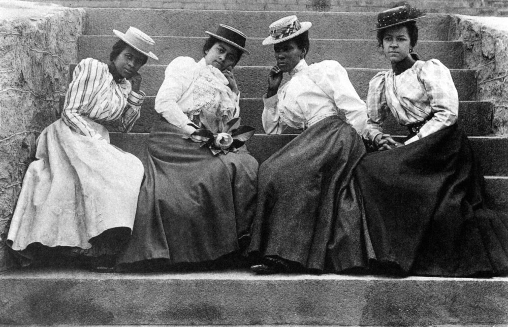 Four Women, 19Th Century./Na Late 19Th Century Photograph Of Four ...