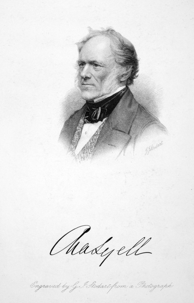 Sir Charles Lyell /N(1797-1875). British Geologist. Steel Engraving ...