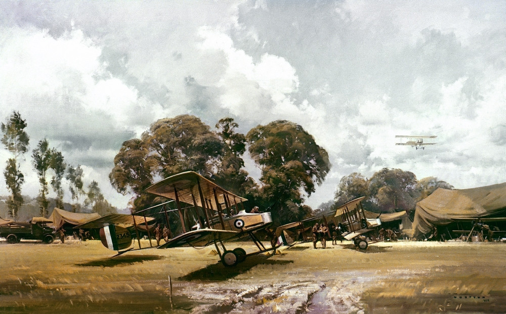World War I: Aircraft. /Nworld War I Aircraft. The Gunbus (Vickers Fb5 ...