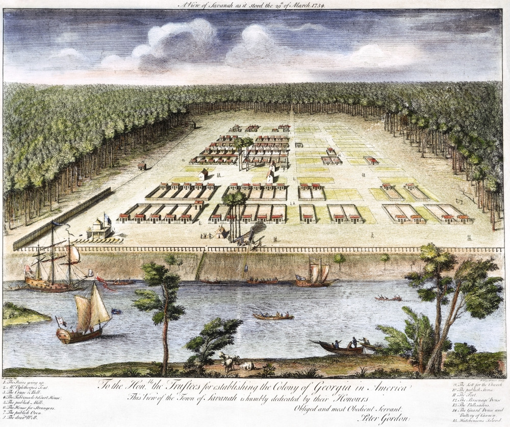 Earliest View Of Savannah. /Nthe Earliest Known View Of Savannah ...