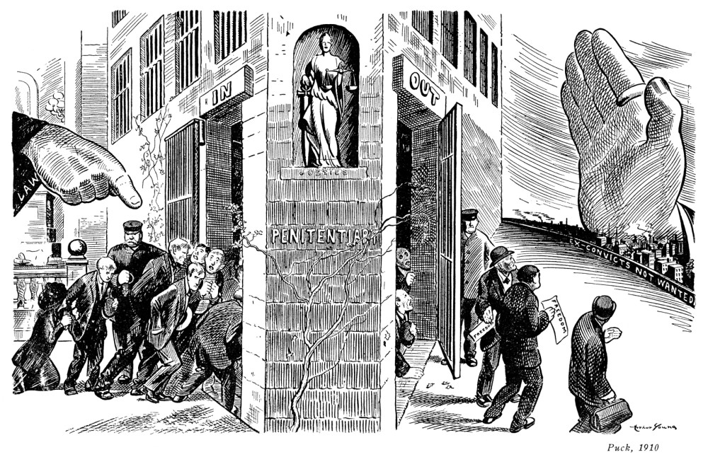 Prison System Cartoon. /Nart Young'S Cartoon Comment On The American ...