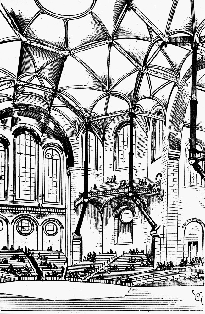 Eugene Viollet-Le-Duc /N(1814-1879). French Architect. Drawing For A ...