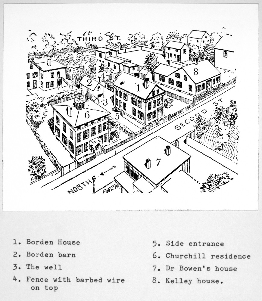 Borden Neighborhood. /Nthe Neighborhood Of The Borden Home, Scene Of ...
