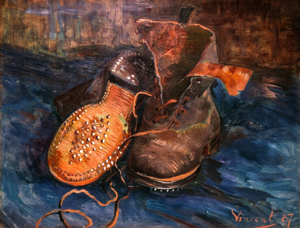 Van Gogh: The Shoes, 1887. /Nvincent Van Gogh: The Shoes. Oil On Canvas ...