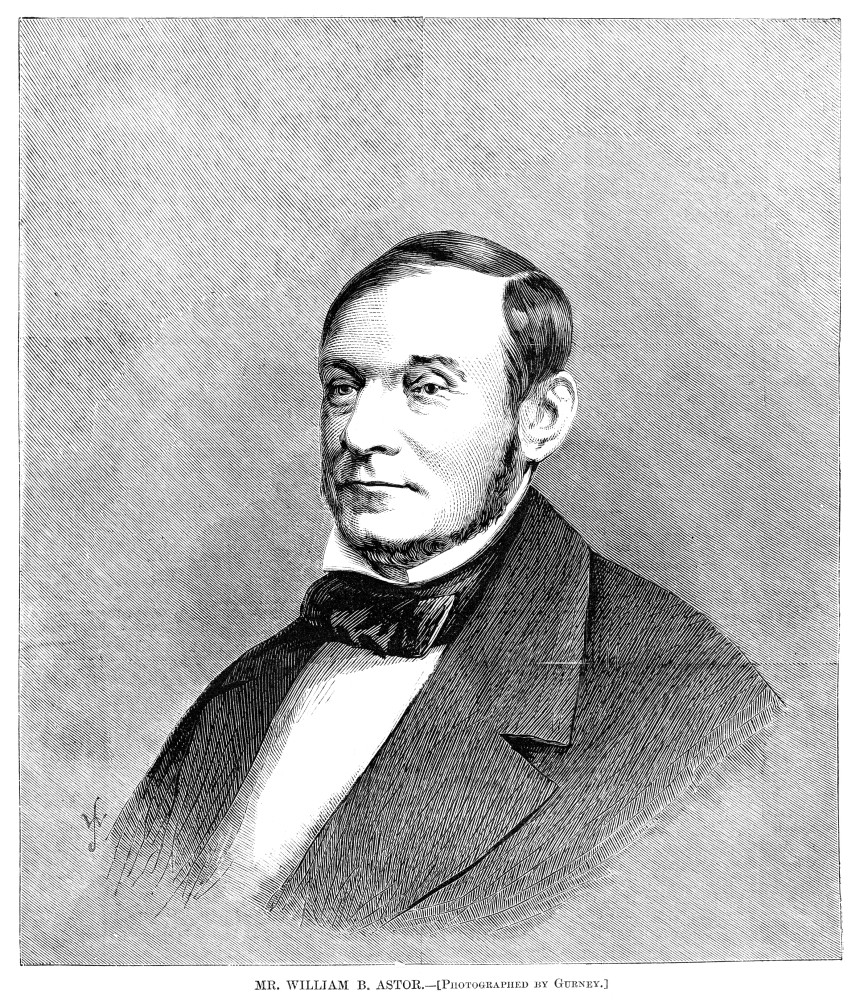 William Astor (1830-1892). /Nwilliam Backhouse Astor, Jr. American ...