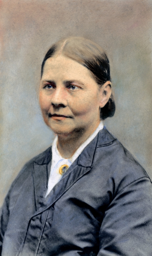 Lucy Stone (1818-1893). /Namerican Woman Suffragist. Oil Over A ...