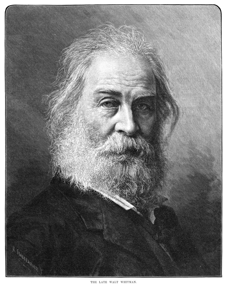 Walt Whitman (1819-1892). /Namerican Poet. Engraving, American, 1892 ...
