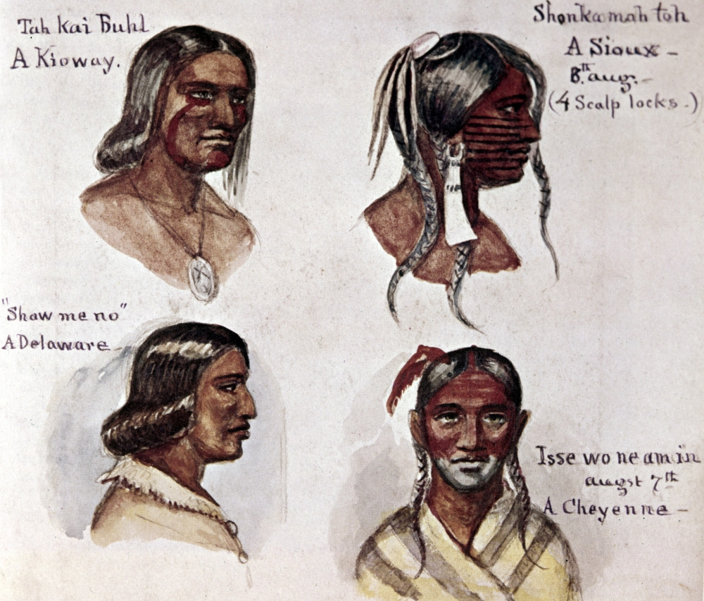 Abert: Native American Portraits. /Nportraits Of Various Native ...