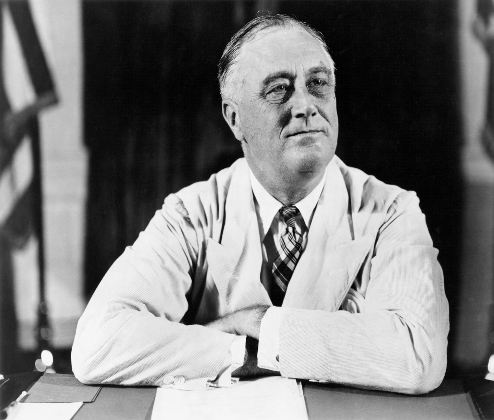 Franklin Delano Roosevelt /N(1882-1945). 32Nd Presdident Of The United ...
