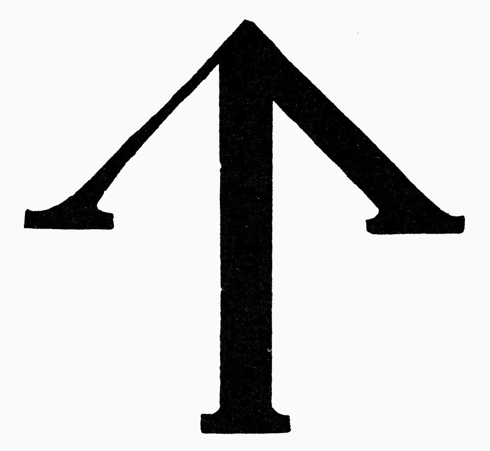 Nordic Rune: Tyr. /Ntyr, A Nordic Rune For Fidelity. Poster Print by ...