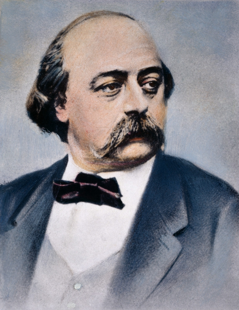 Gustave Flaubert /N(1821-1880). French Novelist. Oil Over A Photograph ...