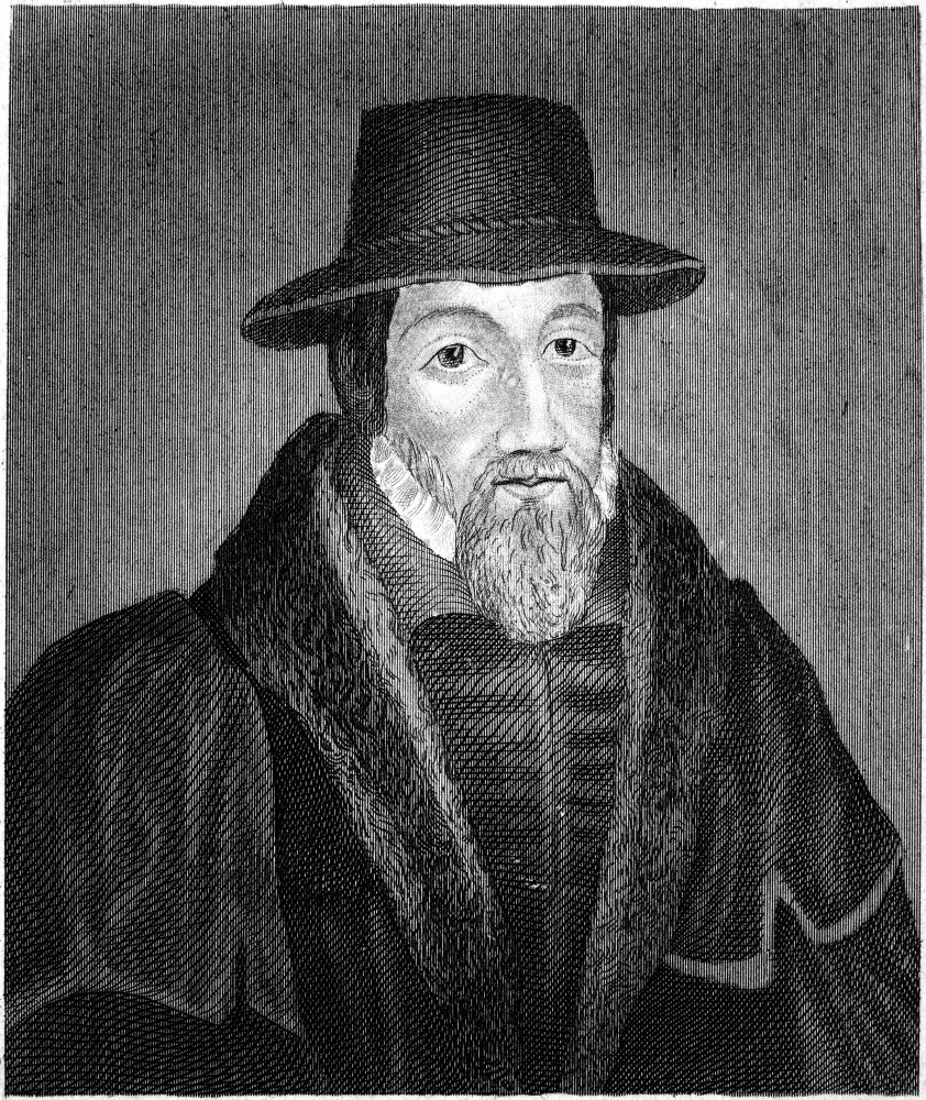 John Foxe (1516-1587). /Nenglish Cleric And Writer. Line Engraving ...