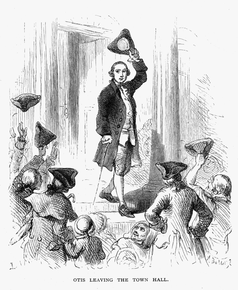 James Otis (1725-1783). /Namerican Revolutionary Patriot. Otis Cheered ...