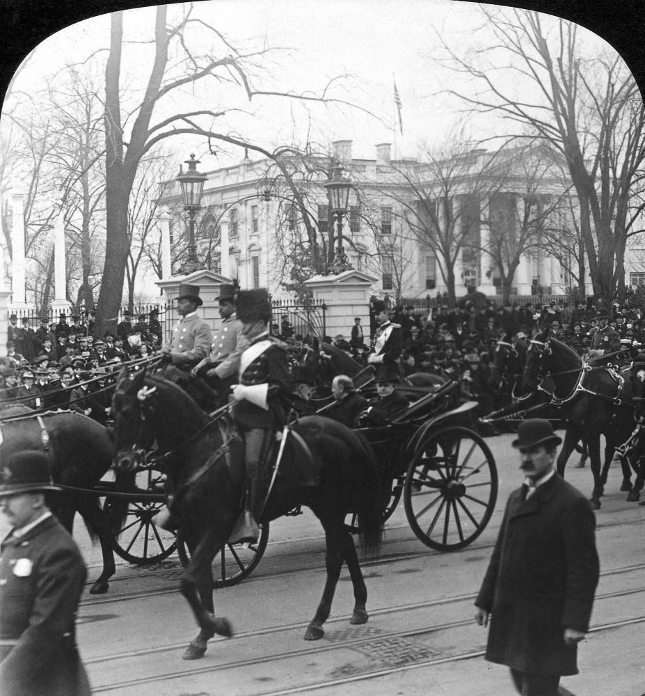Mckinley Inauguration, 1901. /Npresident William Mckinley Leaving For ...