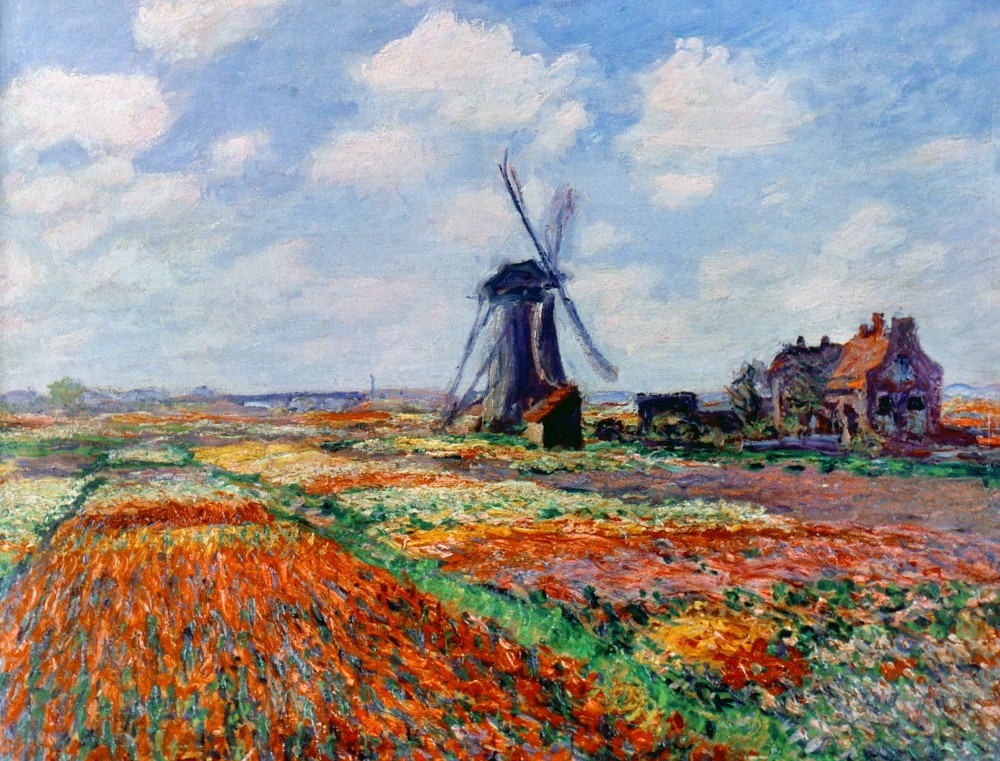 Monet: Tulip Fields, 1886. /Nclaude Monet: Fields Of Tulips In Holland ...
