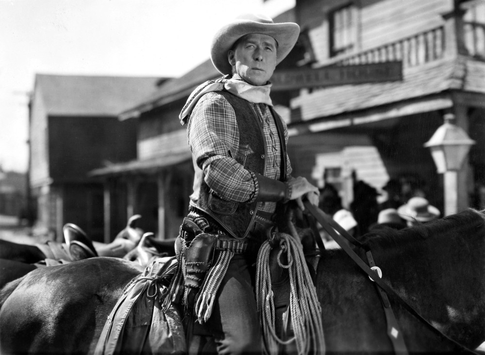 William S. Hart (1870-1946). /Namerican Actor. In A Scene From ...