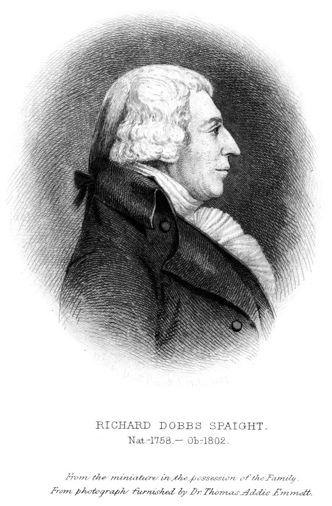 Richard Spaight (1758-1802). /Namerican Statesman. Etching, 1888, By ...