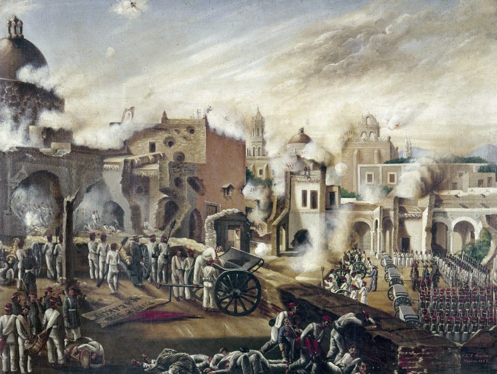 Reform War: Guadalajara. /Nthe Battle Of Guadalajara, 29 October 1860 ...
