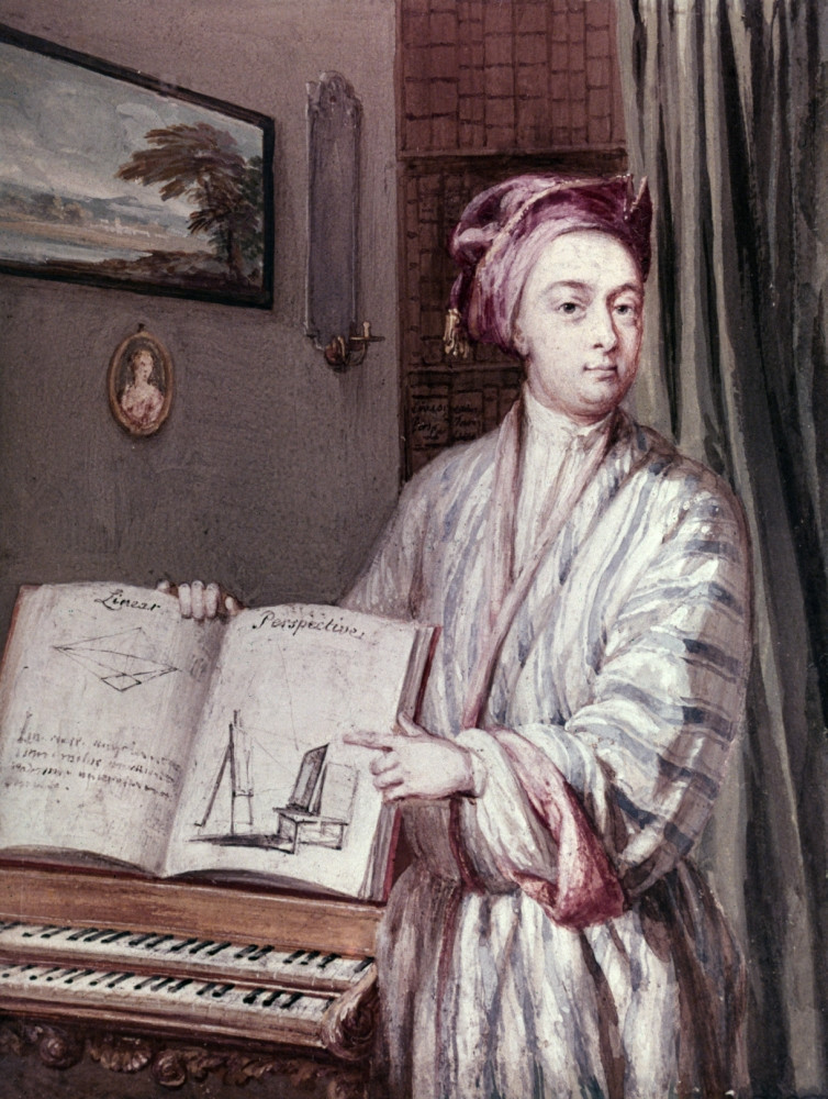 Brook Taylor (1685-1731). /Nenglish Mathematician. Miniature On Vellum ...