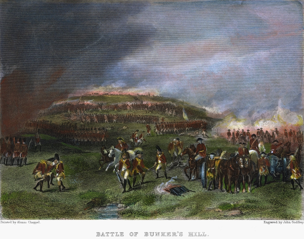 Battle Of Bunker Hill Tegning