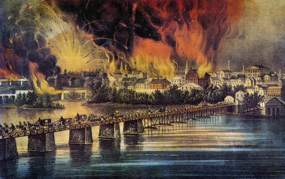 Fall Of Richmond, 1865. /Nthe Fall Of Richmond, Virginia, On 2 April ...