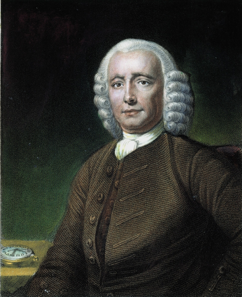 John Harrison (1693-1776)./Nenglish Horologist And Inventor. Steel ...