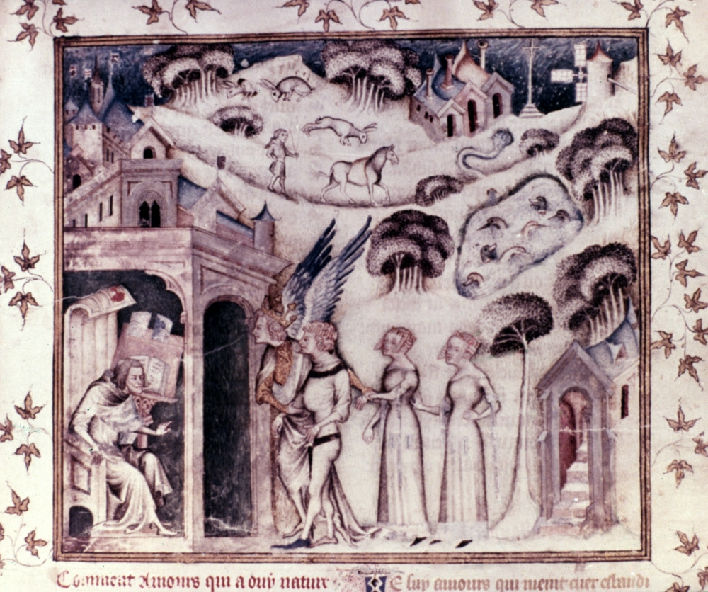 Guillaume De Machaut. /N(1300-1377). French Poet And Composer. Visited ...