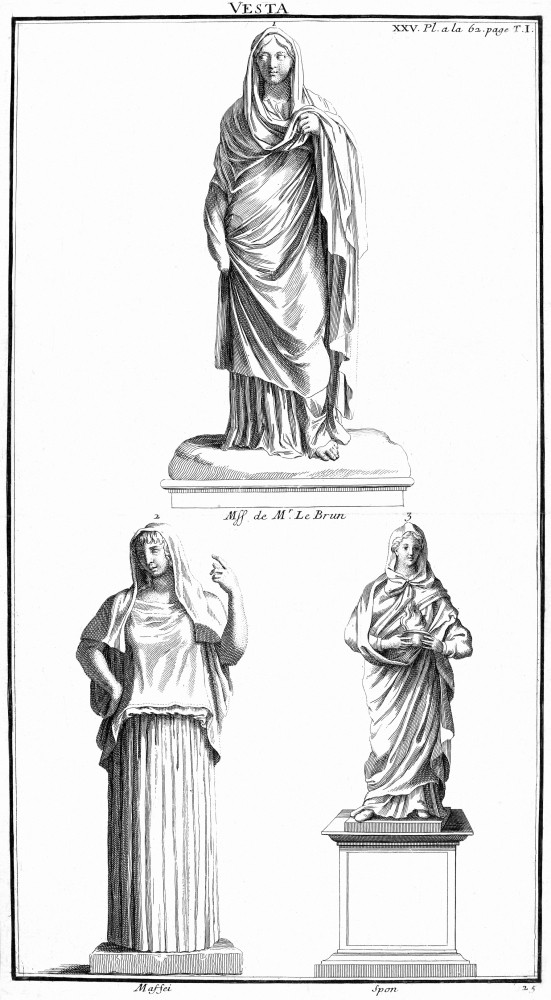 Mythology: Vesta. /Nthe Roman Hearth Goddess, Known As The Greek Hestia ...