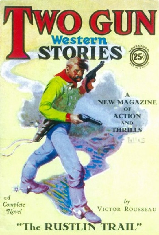 Two Gun Western Stories (Pulp) Movie Poster (11 x 17) - Item ...