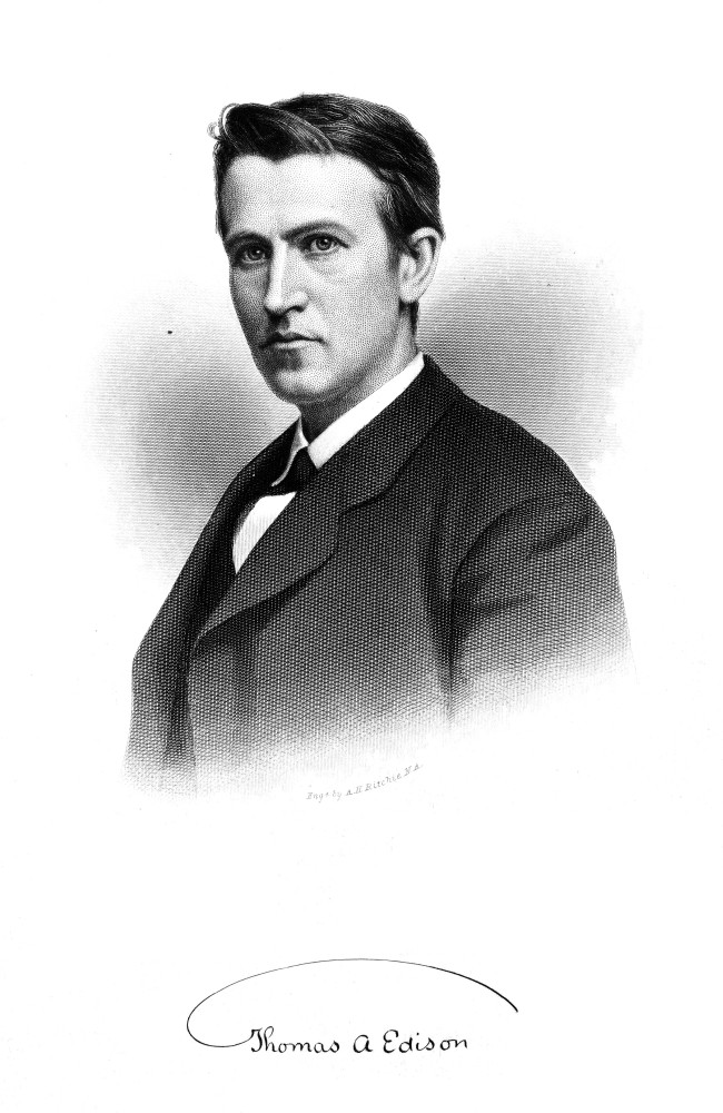 Thomas Edison (1847-1931). /Namerican Inventor. Poster Print by Granger ...