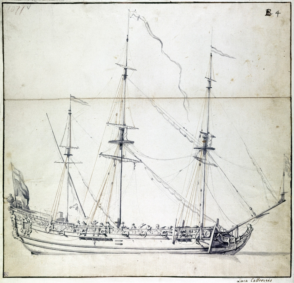 Bucentaur, 17Th Century. /Nthe Bucentaur, The State Galley Of The Doges ...