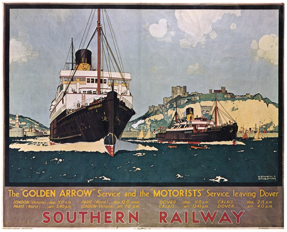 Steamship Travel Poster. /Nenglish Poster, 1932, For Southern Railway ...