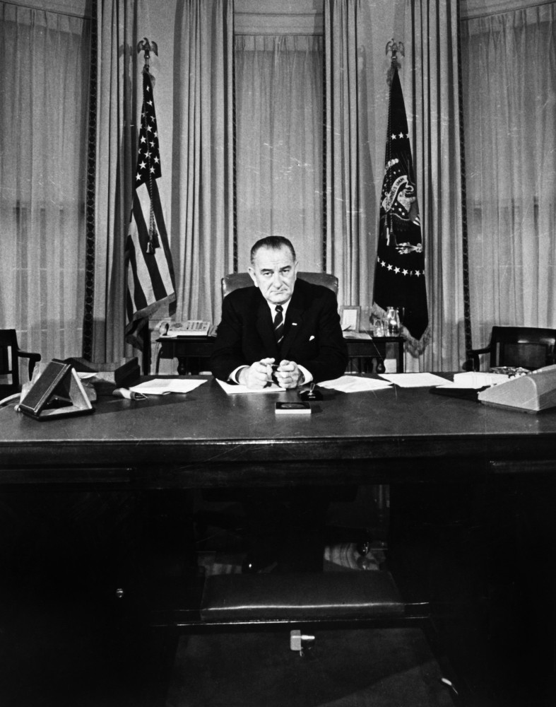 Lyndon Baines Johnson /N(1908-1973). 36Th President Of The United ...