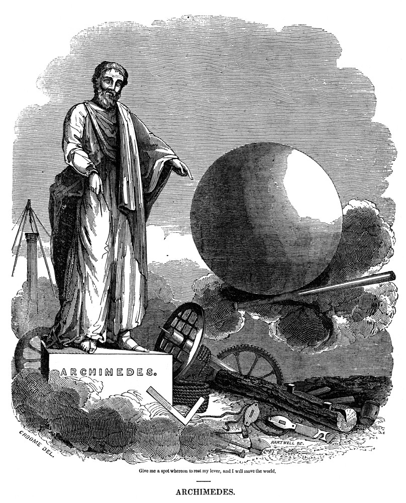 Archimedes (287?-212 B.C.). /Ngreek Mathematician And Inventor ...