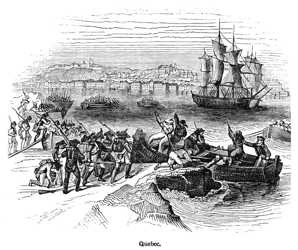 Quebec Expedition, 1775. /Namerican Troops, Led By General Benedict ...